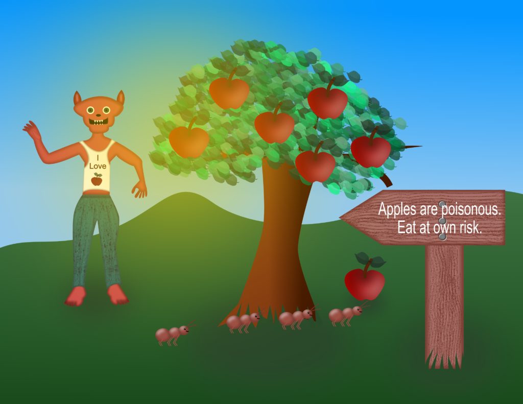 Apple Monster - Storyland Canada