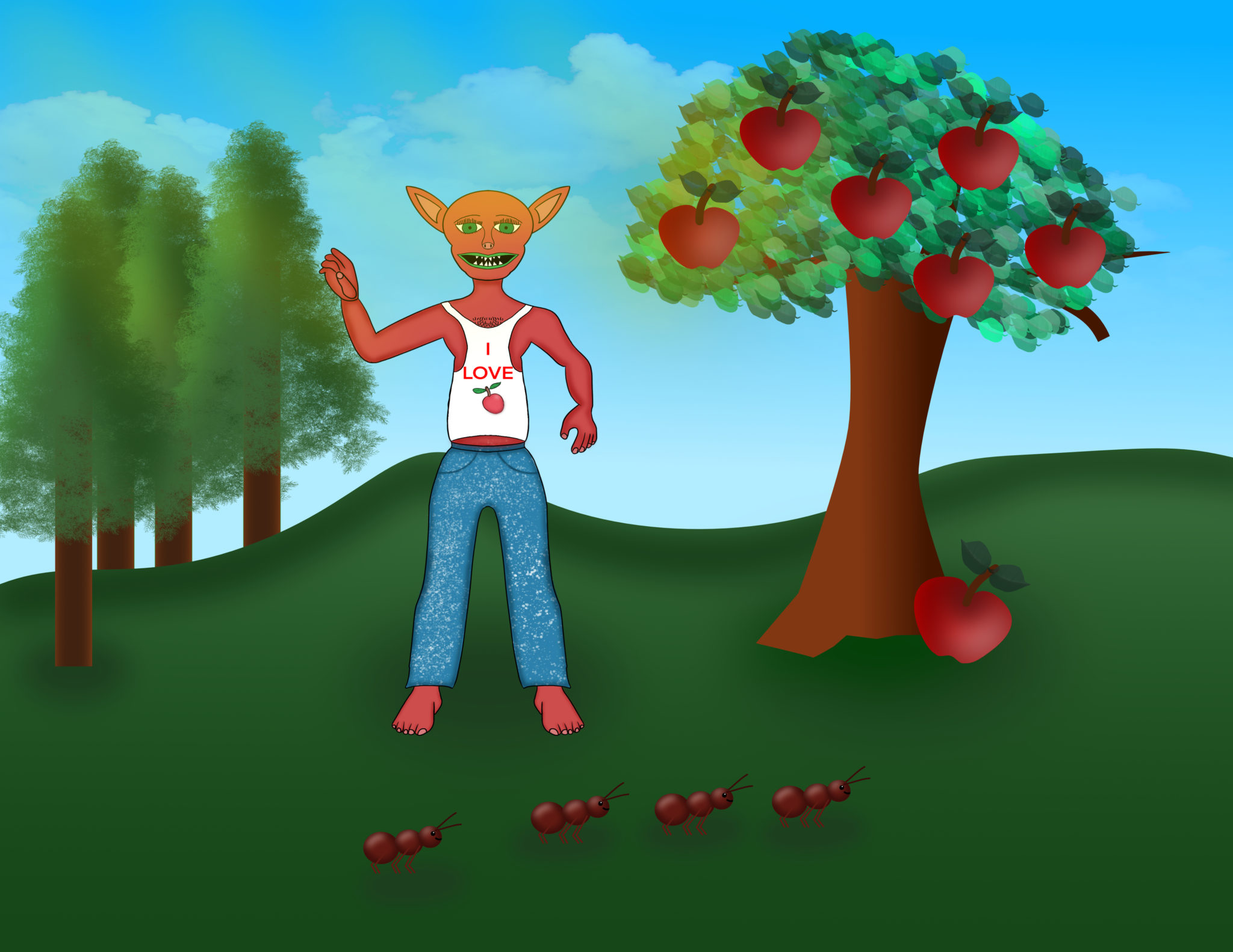 Apple Monster Meets his Father - Storyland Canada