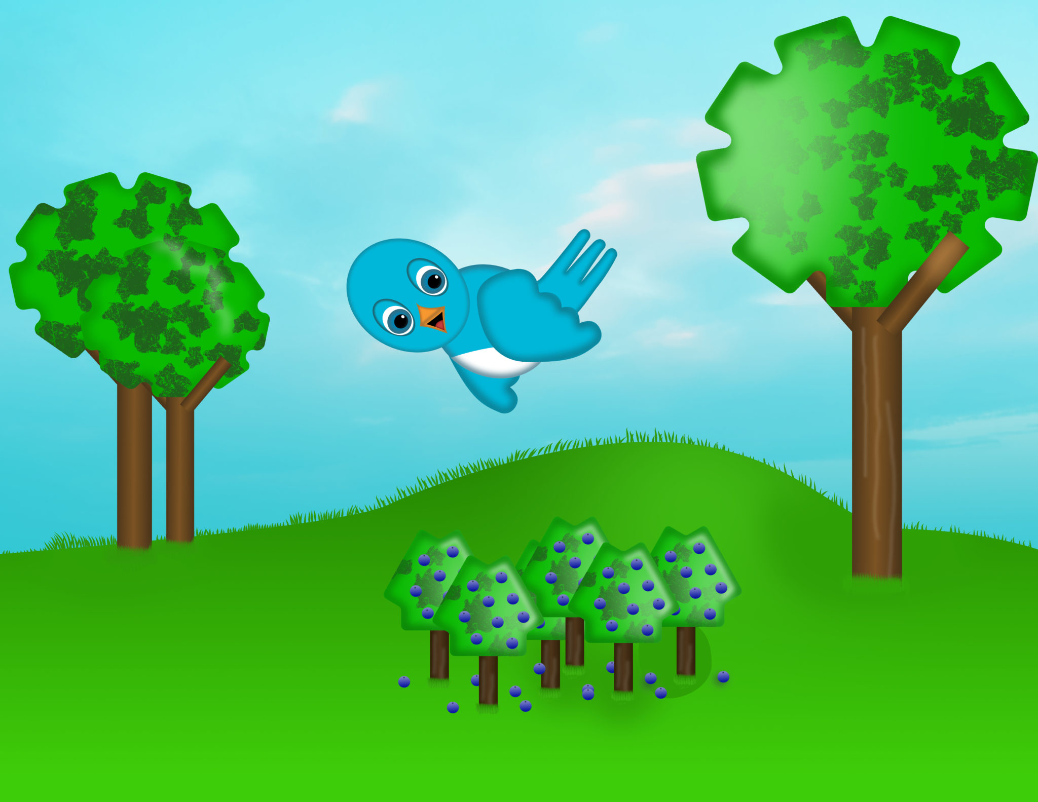 Bluey Bluebird's Blueberry Spring - Storyland Canada