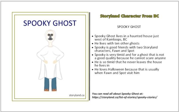 Spooky Ghost - Advertising - Storyland Canada