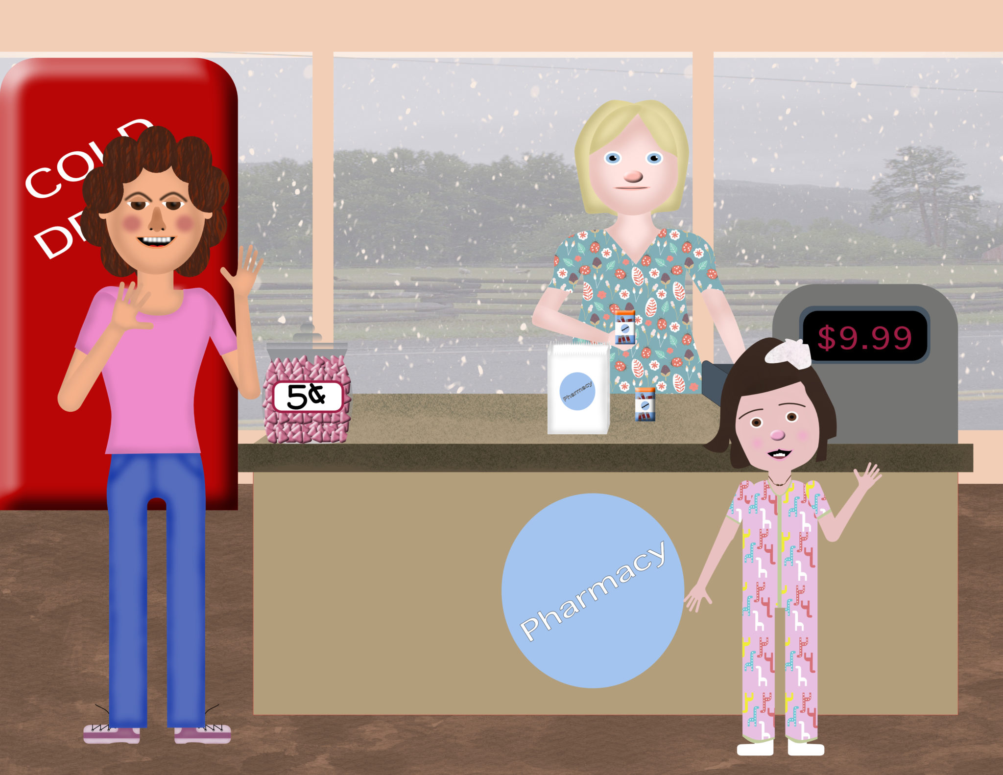 Candy the Pharmacy Cashier - Storyland Canada