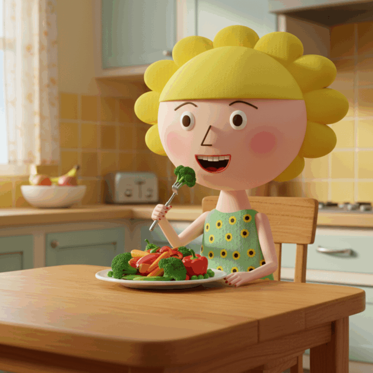 Sunshine Sally and the Great Broccoli Rebellion - Storyland Canada